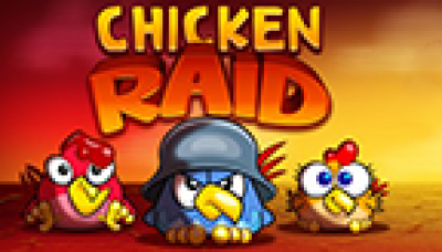 Chicken Raid : un angry-birds like un peu différent et avec des poulets ...